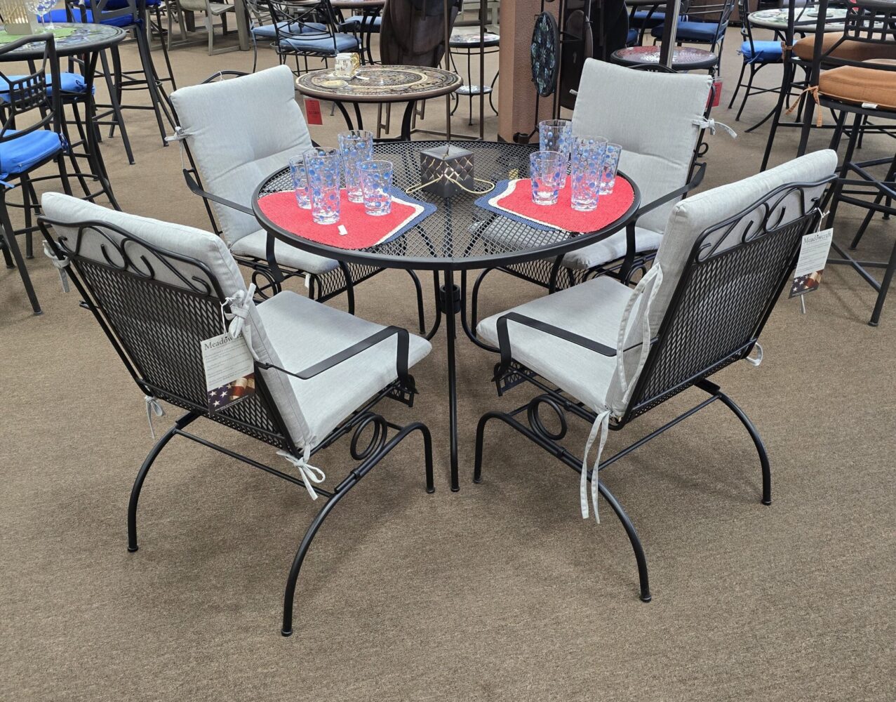 Meadowcraft 5 Pc Dining Set - Patio Connection
