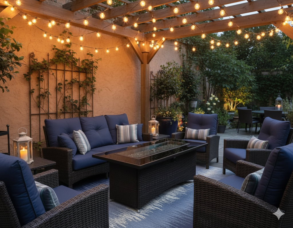 Balsam Montego Fire Pit Table - Patio Connection