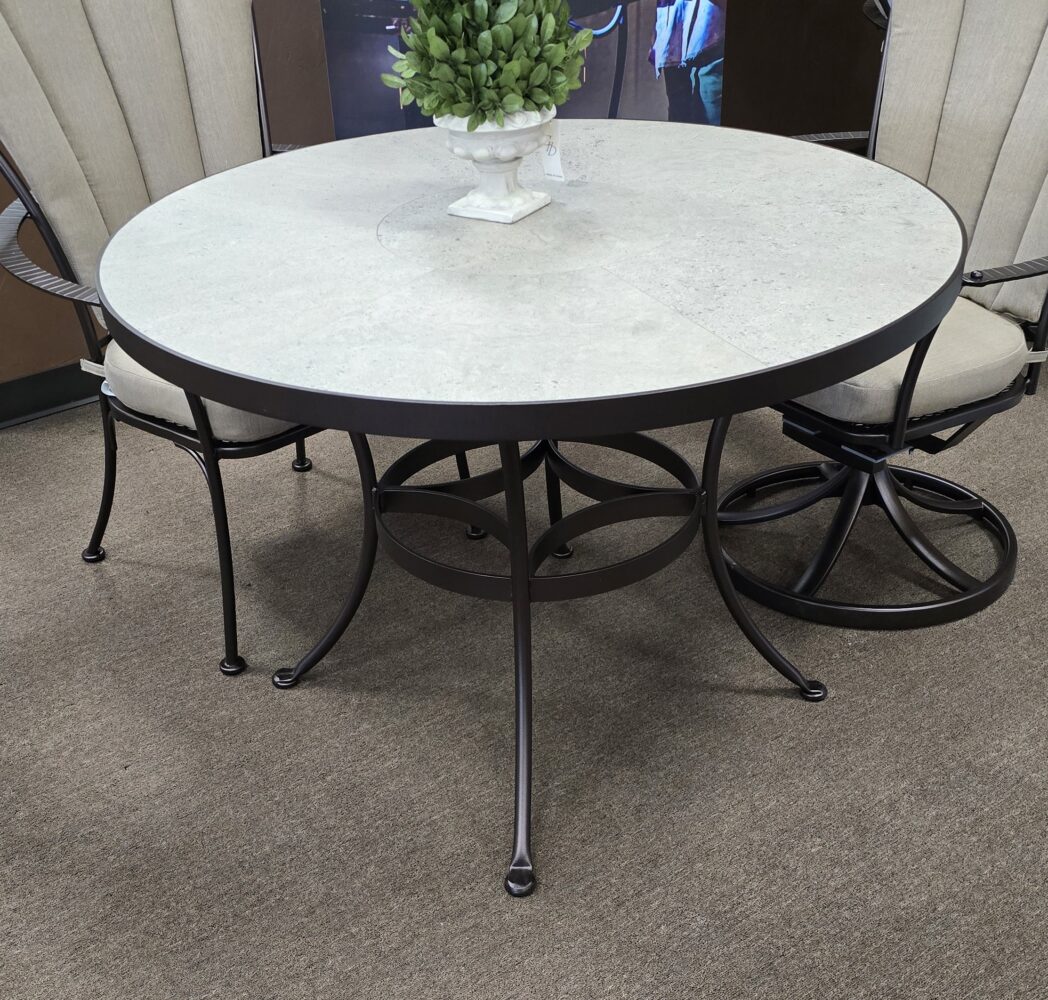 42" Rd Fresco Porcelain Dining Table - Patio Connection