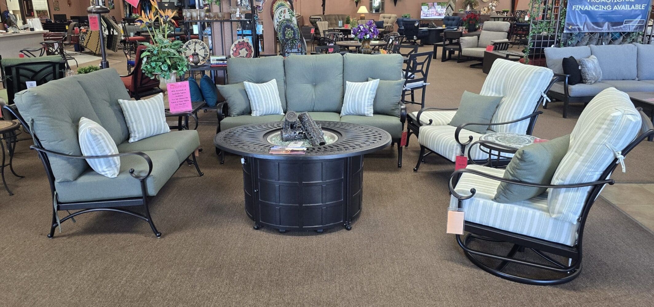 Santa Barbara 5 Piece Seating Set - Patio Connection